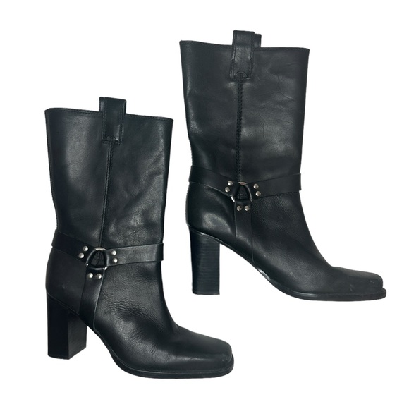 Apostrophe | Shoes | Vintage Apostrophe Leather Harness Square Toe ...